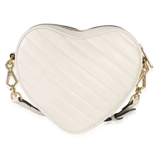 Gucci Mystic Matelasse Calfskin Diagonal Interlocking G Heart Shoulder Bag