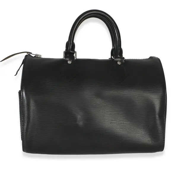 LOUIS VUITTON Epi Leather Speedy 30 Top Handle Bag - Black