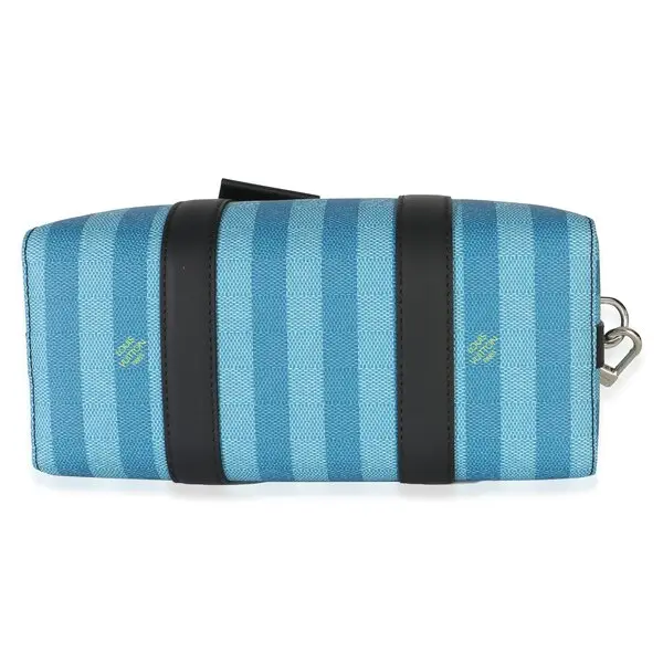 LOUIS VUITTON Gradient Damier Stripes City Keepall Shoulder Bag - Blue
