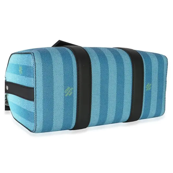 LOUIS VUITTON Gradient Damier Stripes City Keepall Shoulder Bag - Blue