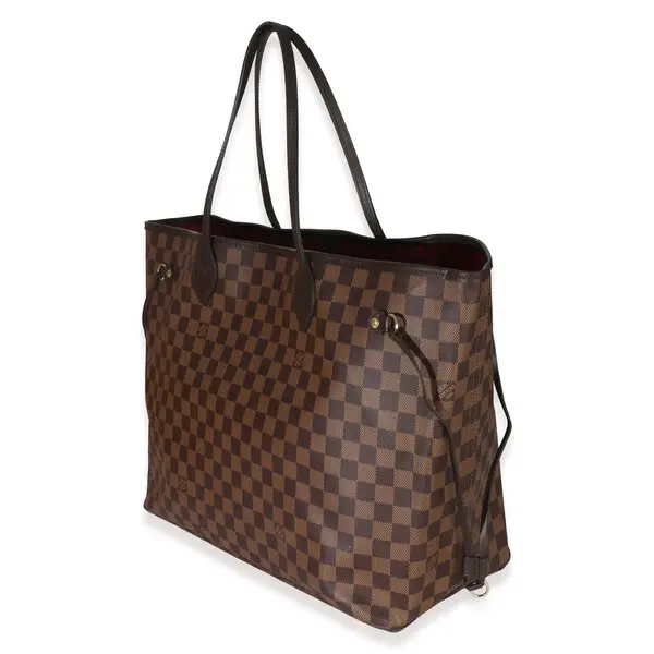 LOUIS VUITTON Damier Ebene Canvas Neverfull Gm Tote