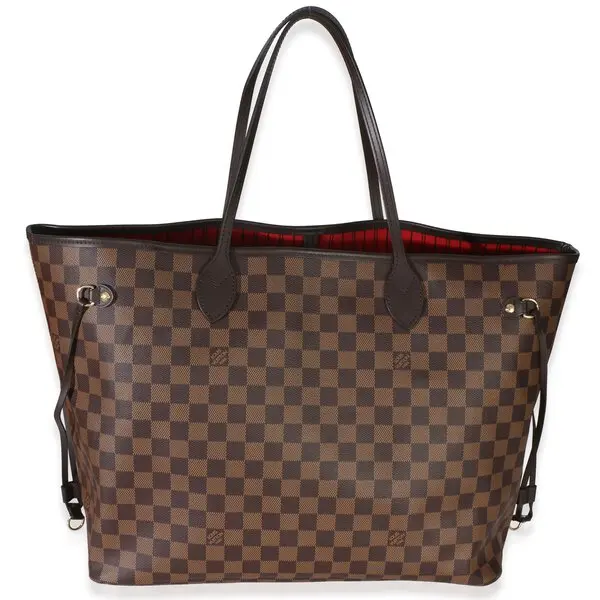 LOUIS VUITTON Damier Ebene Canvas Neverfull Gm Tote