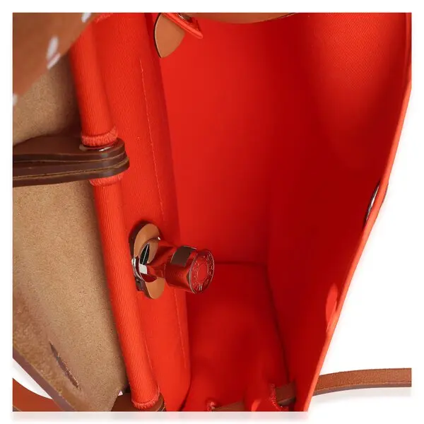 Hermès Herbag Zip 31 Pm Phw - Orange