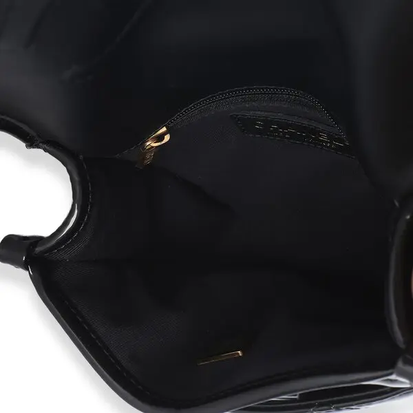Chanel Quilted Patent School Memory Top Handle Flap Bag