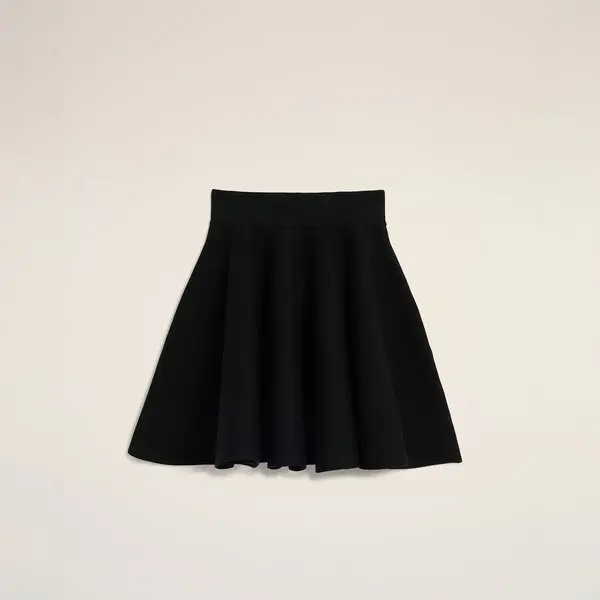 AMI Paris A-line Cotton Skirt