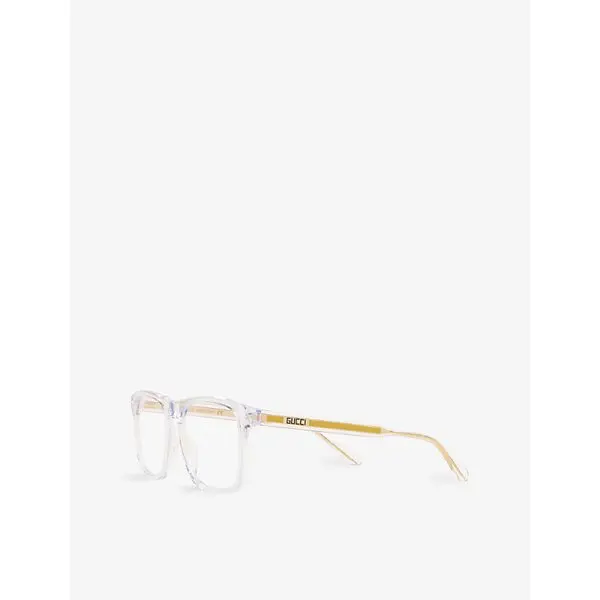 Gucci Rectangular Acetate Eyeglasses