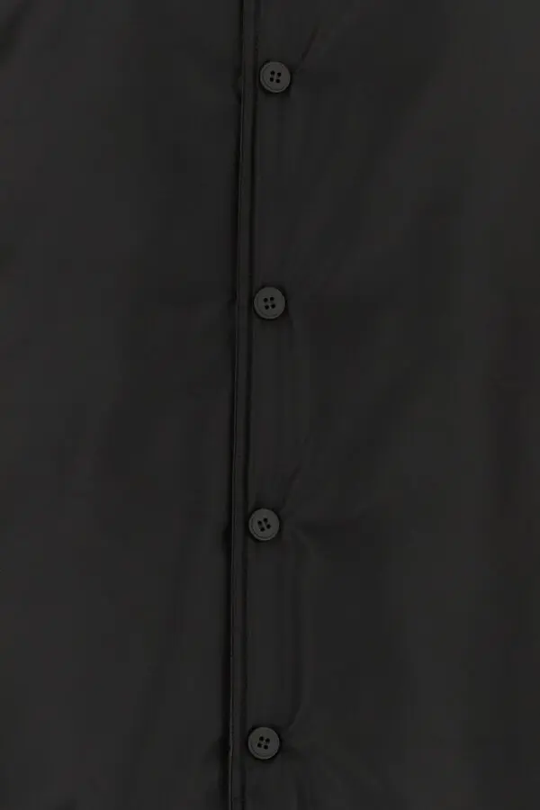 MAISON MARGIELA Graphite Cotton And Wool Reversible Shirt