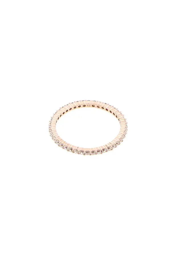 SWAROVSKI Rose Gold Metal Matrix Vittore Ring