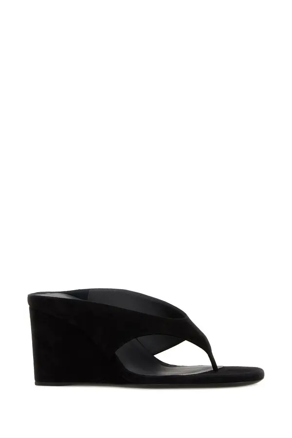 Alaïa Suede Thong Mules