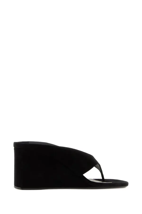 Alaïa Suede Thong Mules