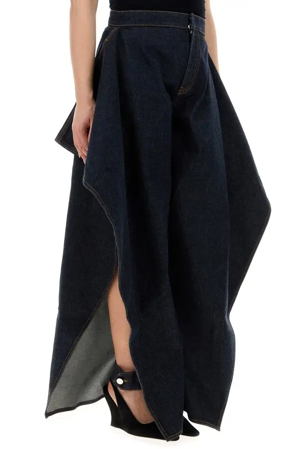 Alaïa Denim Wide-leg Jeans