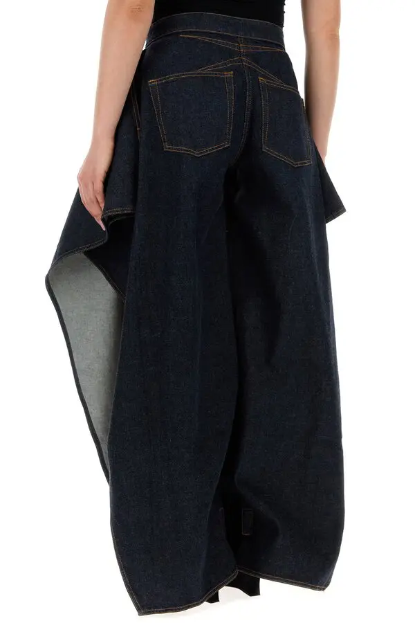 Alaïa Denim Wide-leg Jeans