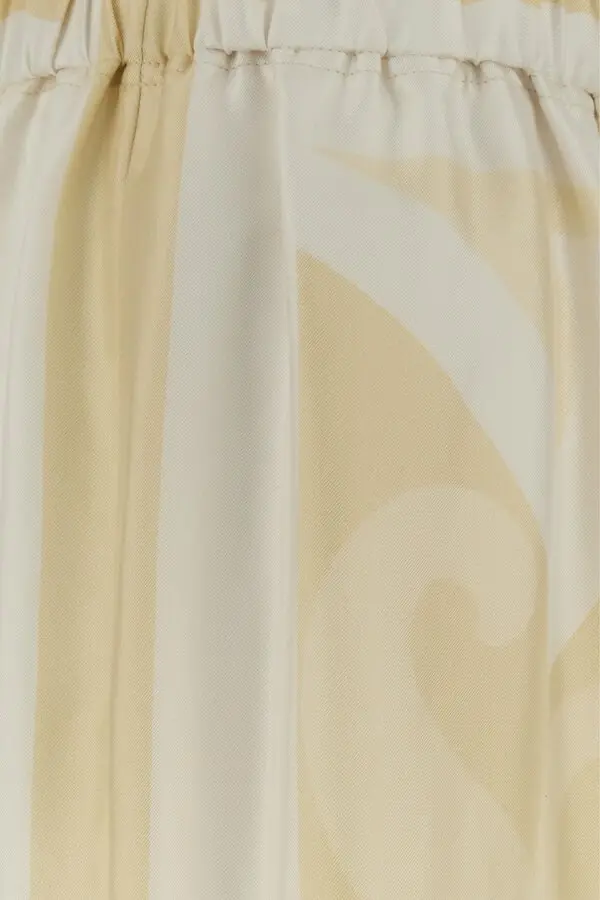 Carven Cotton Midi Skirt With Asymmetrical Hem