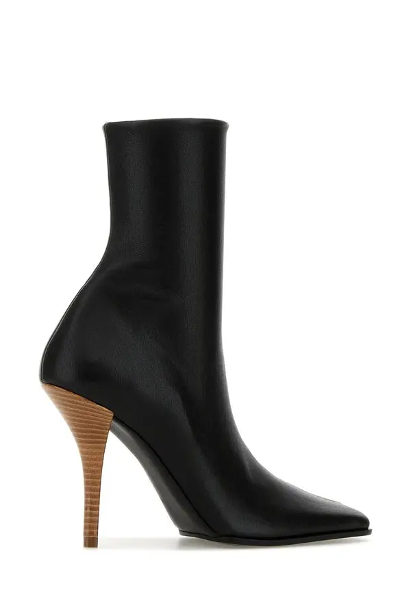 Alaïa Leather Ankle Boots
