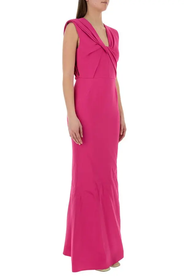 Givenchy Fuchsia Stretch Crepe Dress