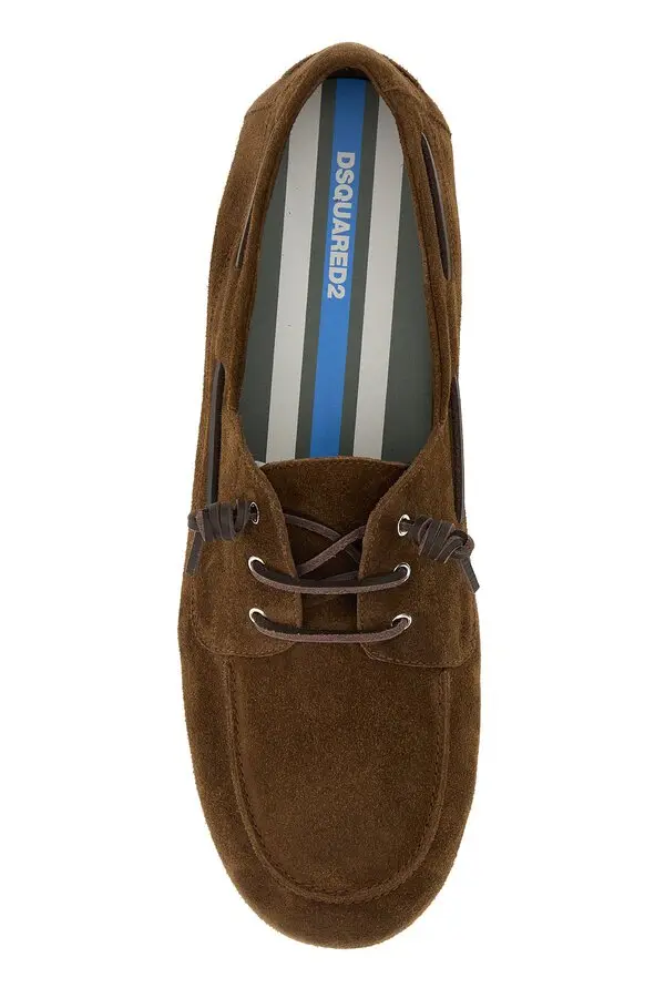 Dsquared2 Suede D2 College Loafers