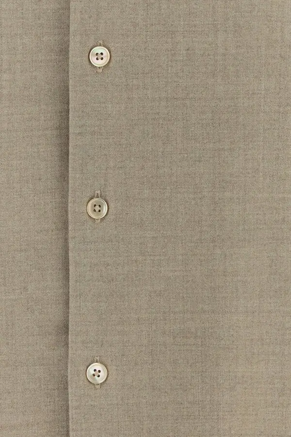 ORIANE Cappuccino Flannel Shirt