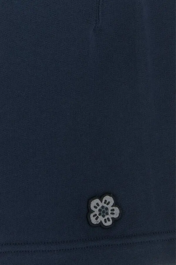 Kenzo Navy Cotton Bermuda Shorts