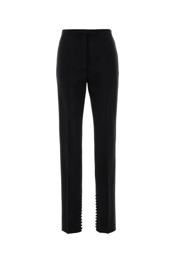 Dries Van Noten Wool Blend Pandoris Pant - Black