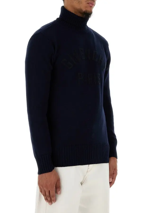 Givenchy Navy Cotton Sweater