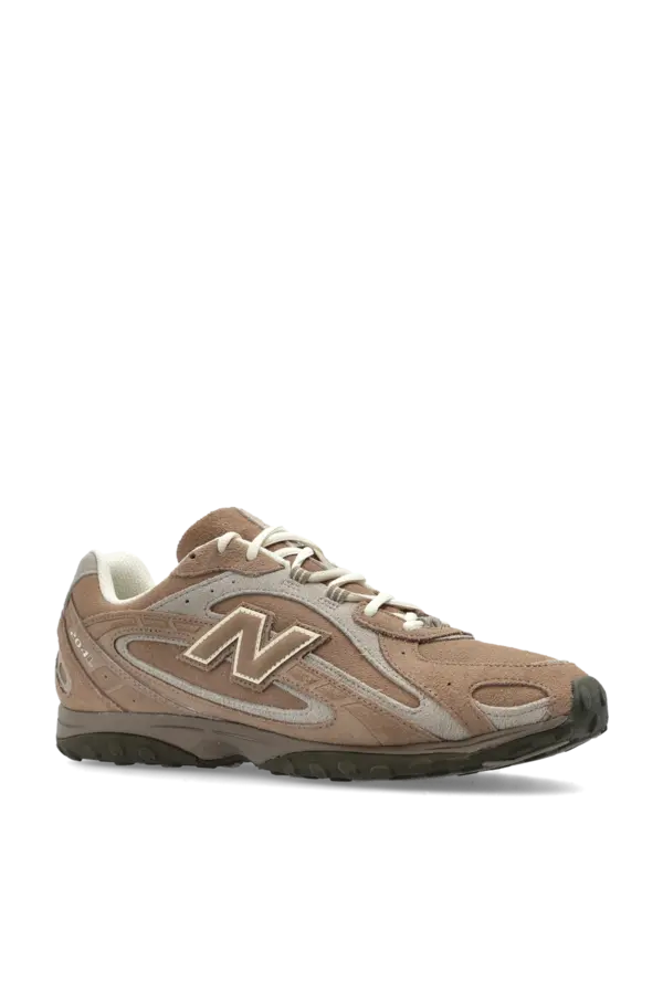 NEW BALANCE Suede And Textile Low Top Sneakers - Brown