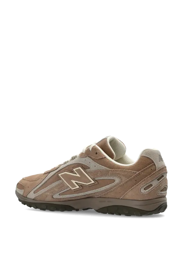 NEW BALANCE Suede And Textile Low Top Sneakers - Brown