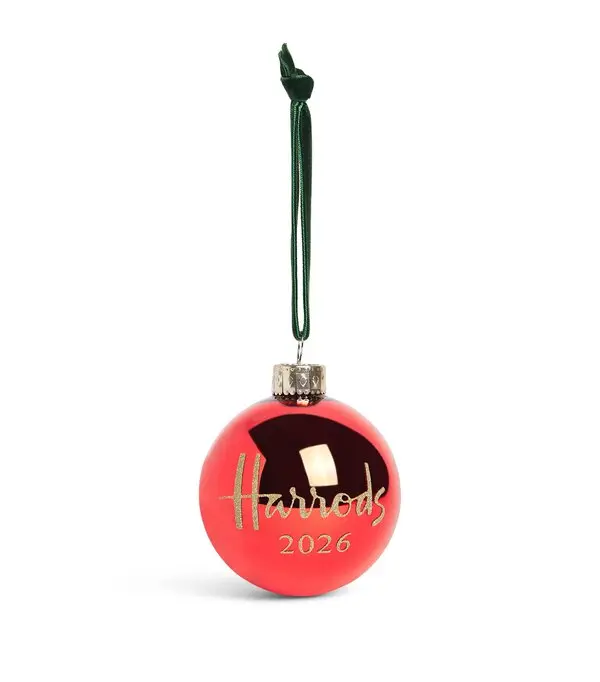 Harrods 2026 Year Bauble - Red