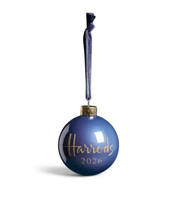 Harrods 2026 Year Bauble - Navy