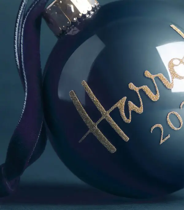 Harrods 2026 Year Bauble - Navy