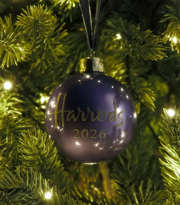 Harrods 2026 Year Bauble - Navy