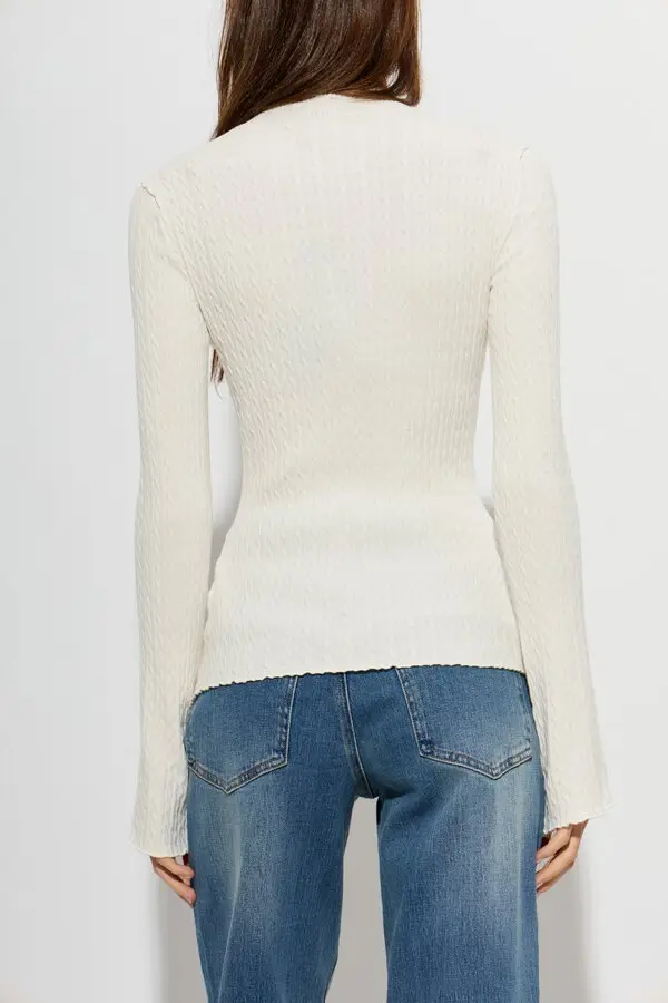 ROTATE BY BIRGER CHRISTENSEN Sweater With Logo Patch
