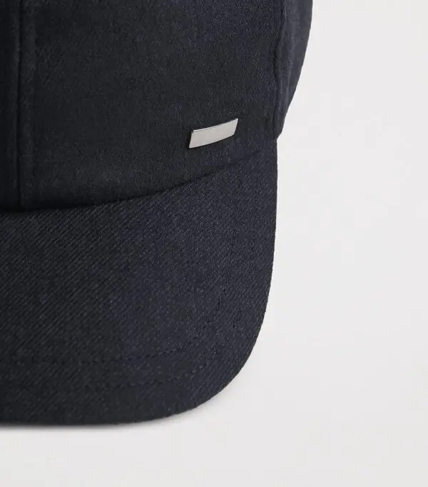 Herno Cashmere-silk Baseball Cap