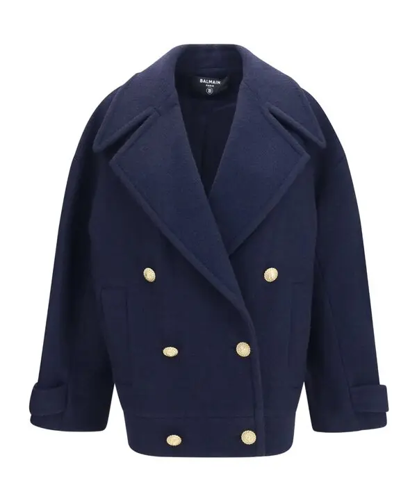Balmain Double-breasted Buttoned Coat