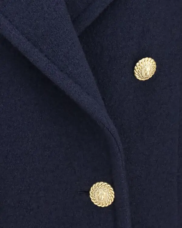 Balmain Double-breasted Buttoned Coat