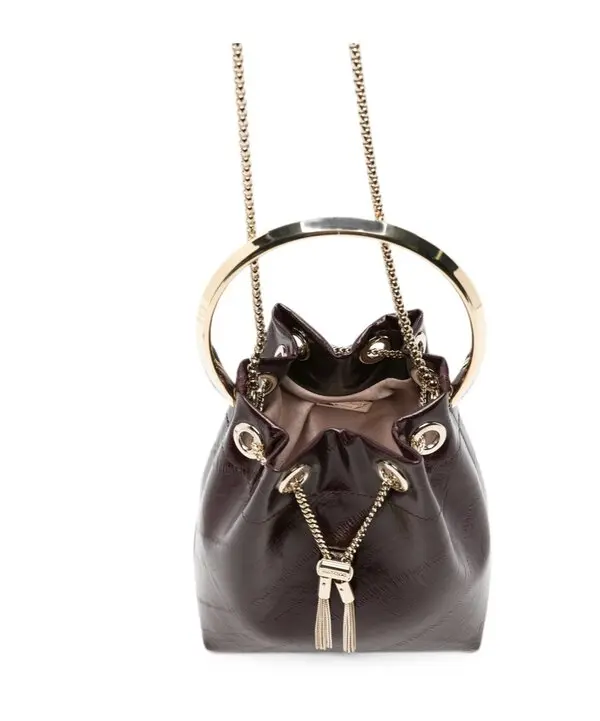 JIMMY CHOO Drawstring Shoulder Bag