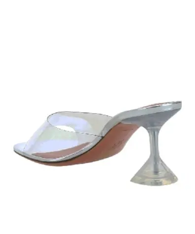 Amina Muaddi Clear High-heeled Sandals