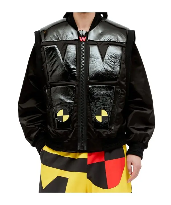 WALTER VAN BEIRENDONCK Patchwork Bomber Jacket