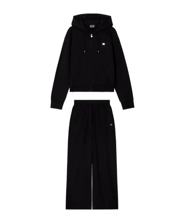 EA7 Hooded Tracksuit Set - Black