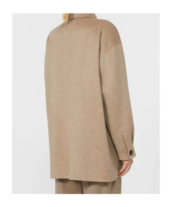 Max Mara Panno Button-up Jacket
