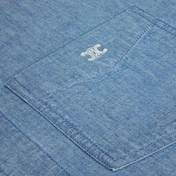 Celine Dress In Cotton Denim