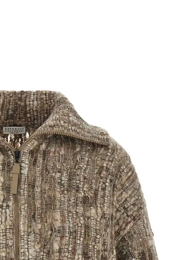 Brunello Cucinelli Embellished Zip-up Jacket