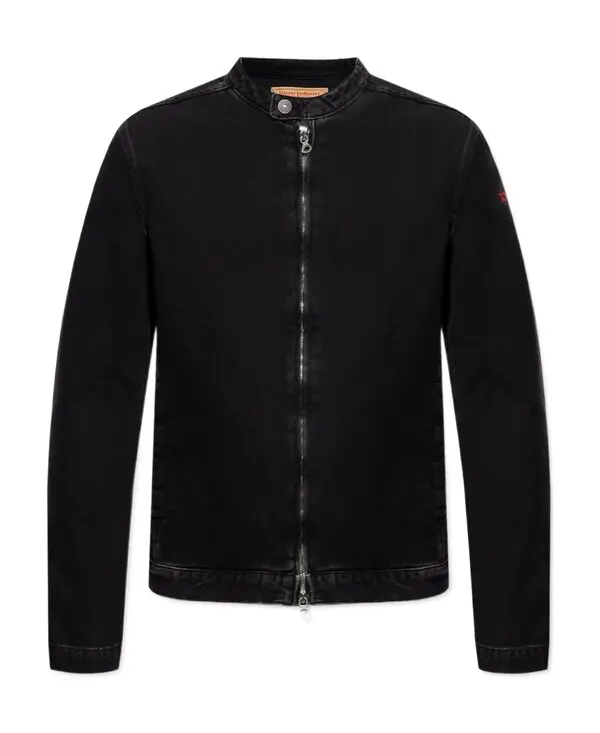 DIESEL® D-glory Denim Moto Jacket