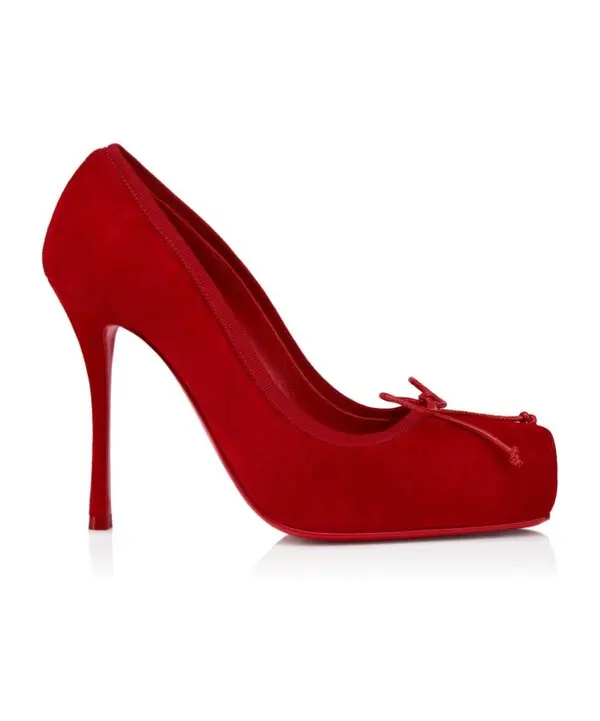 CHRISTIAN LOUBOUTIN Cassia Nodo Bow Detailed Pumps - Red