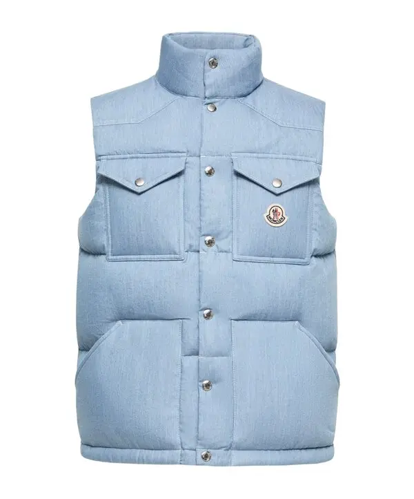 Moncler Padded High Neck Vest - No