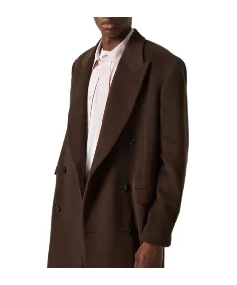 LARDINI Virgin Wool Overcoat