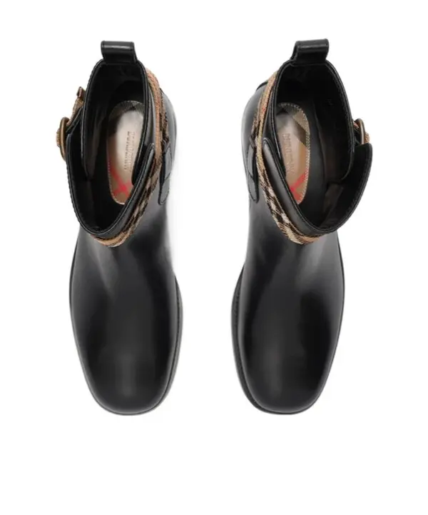 Burberry Leather Huntley Boots