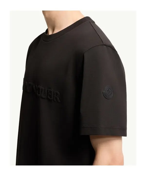 Moncler Logo Patch Crewneck T-shirt