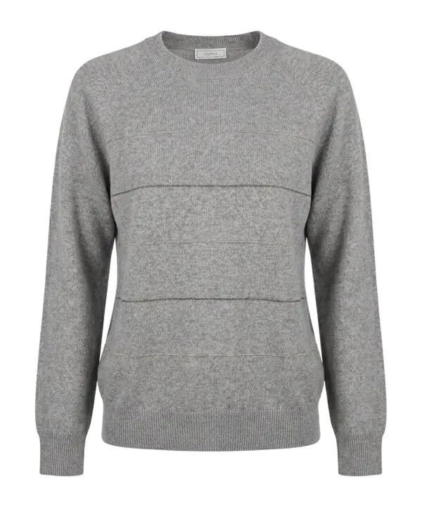 Peserico Round Neck Sweater - Gray