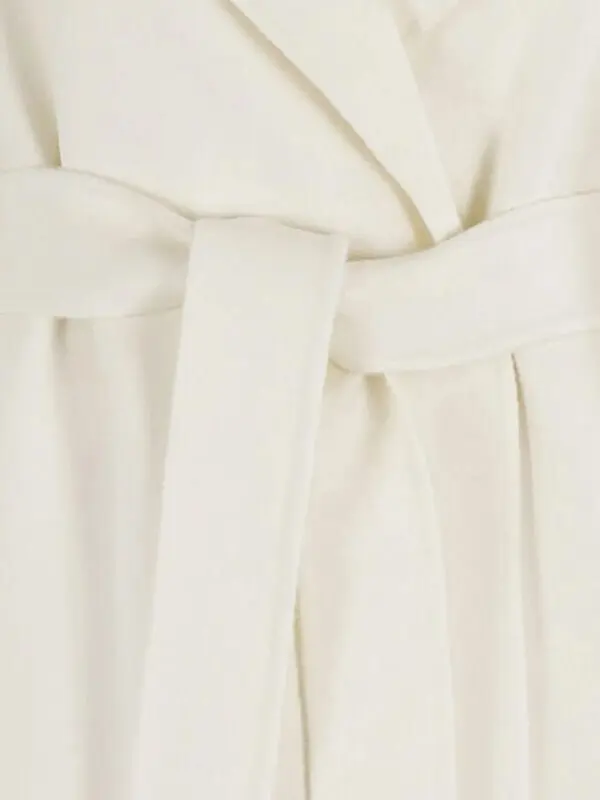 Max Mara Belted Lapel Collar Coat