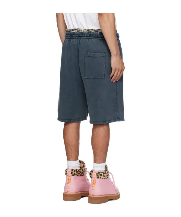 Off-White Drawstring Elastic-waist Shorts